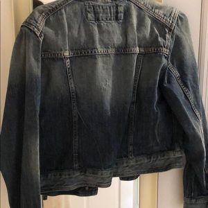 Express | Jackets & Coats | Express Jeans Cropped Jean Jacket Faded ...